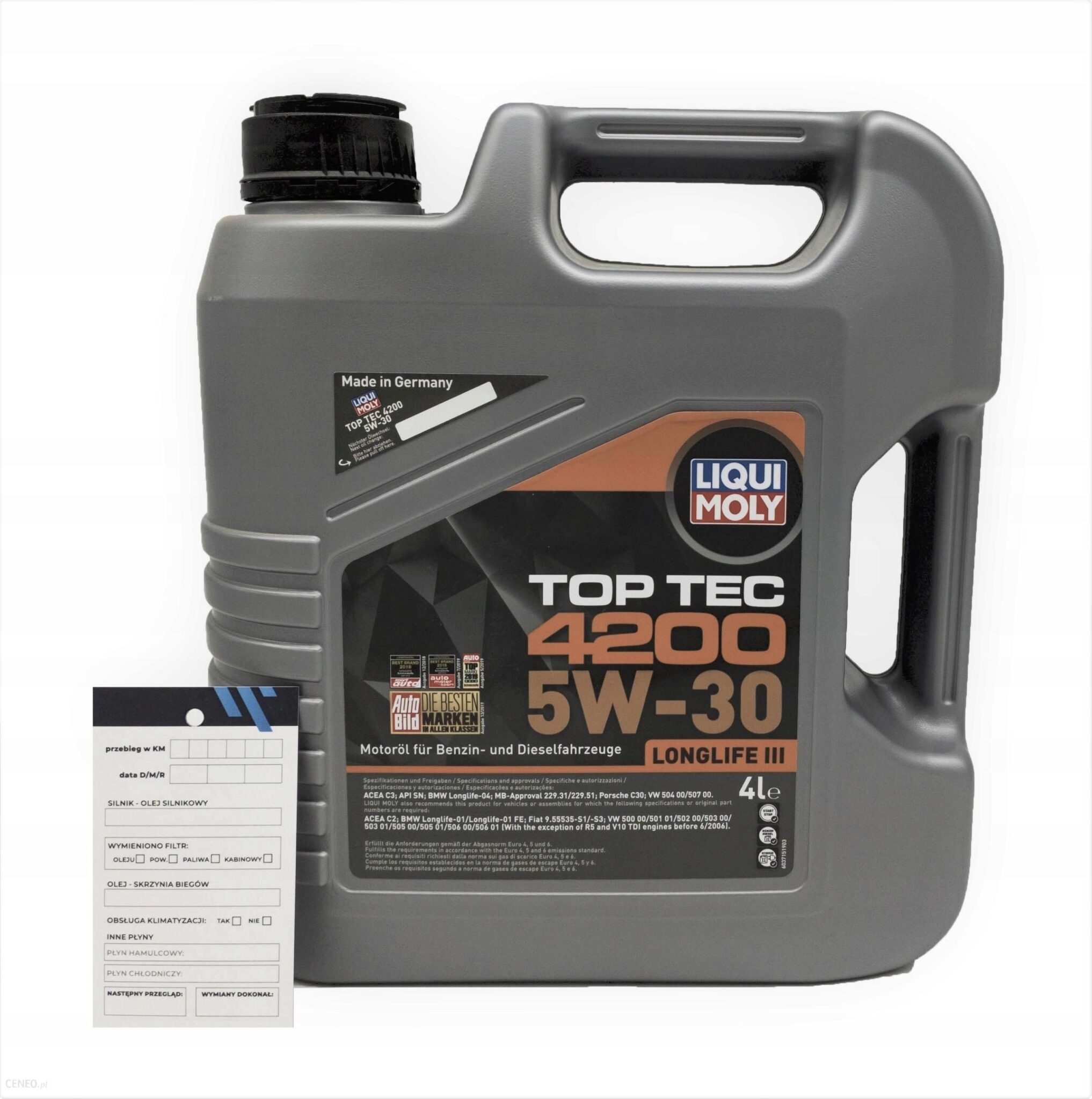 Liqui Moly Olej Top Tec 4200 5W-30 4L – WZPS