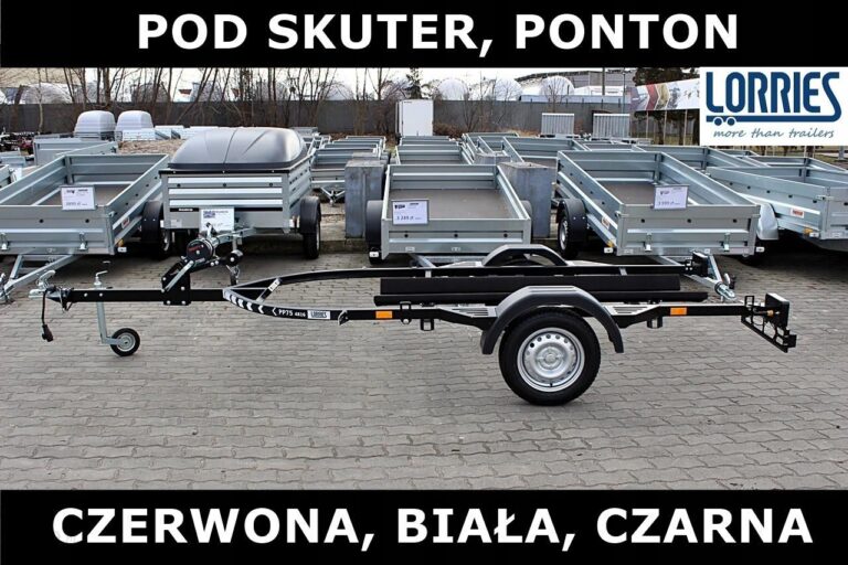 Przyczepa laweta pod skuter Lorries PP75 3 kolory – WZPS